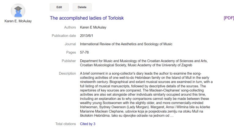 Two Ladies and a Harp: the Maclean-Clephane Sisters of Torloisk on Mull ...